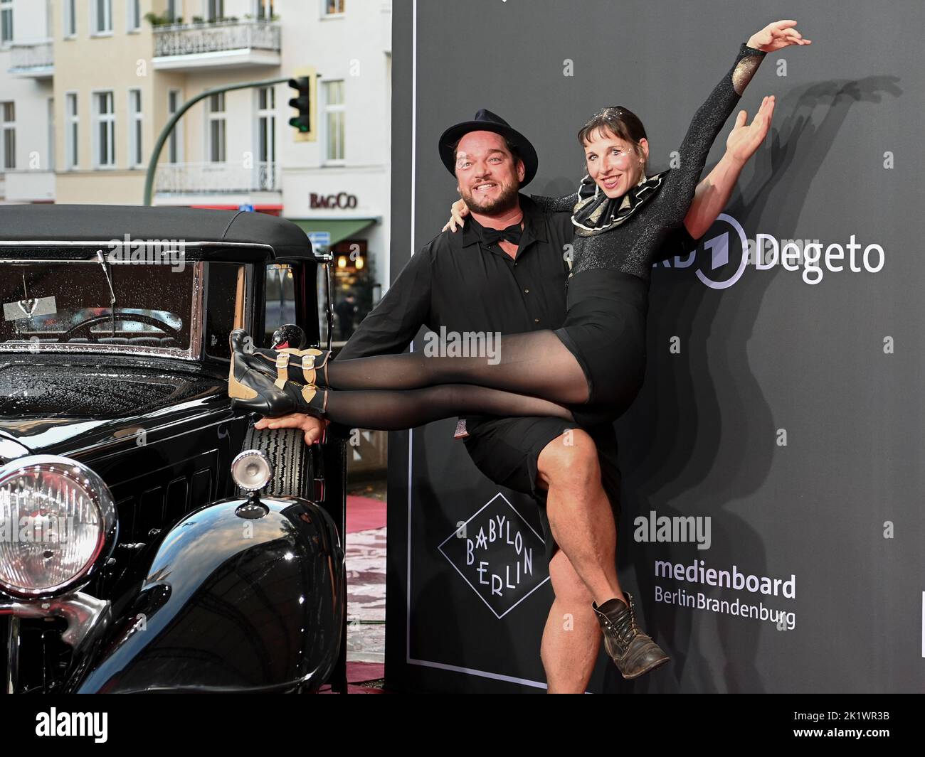 Berlin, Germany. 20th Sep, 2022. Actors Ronald Zehrfeld and Meret ...