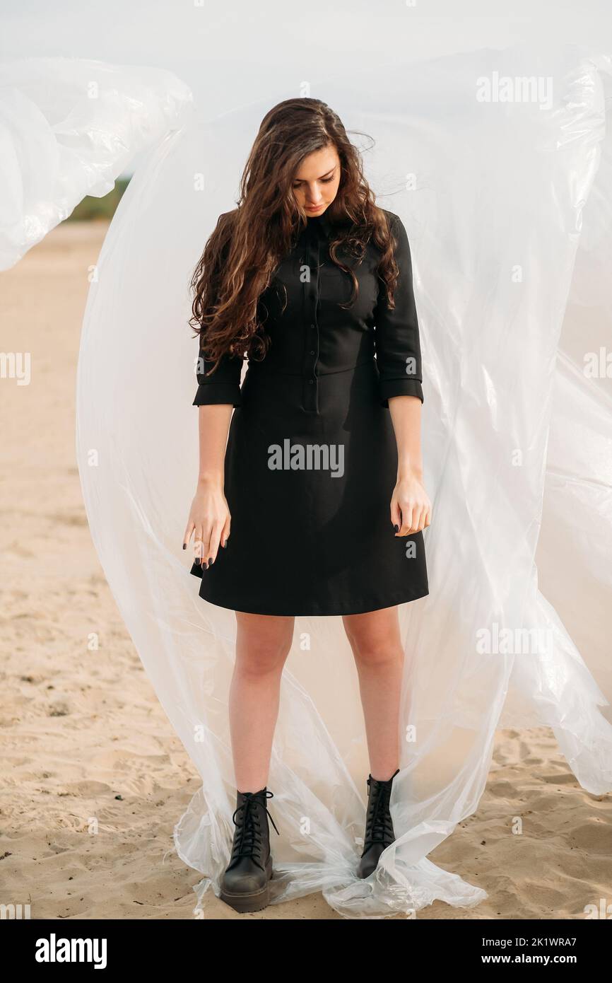 Female loneliness. Self isolation melancholy. Emotional crisis ...