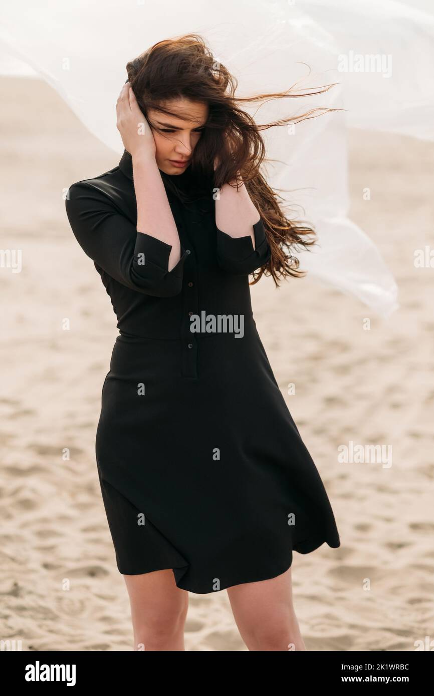 Desperate woman. Mistake regret. Sorrow grief. Portrait of depressed ...