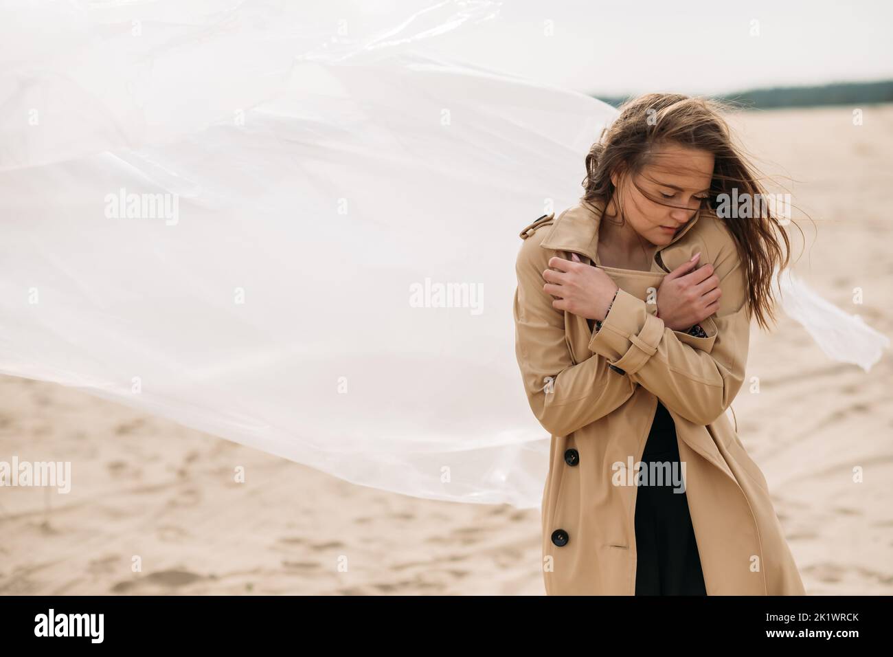 Hurt woman. Female abuse. Protection safety. Art portrait of disturbed ...