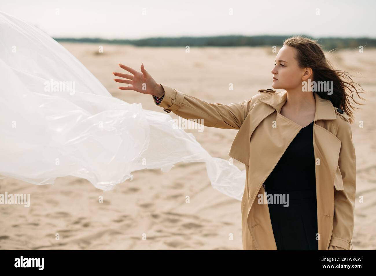 Powerful woman. Female leadership. Determination motivation. Art ...