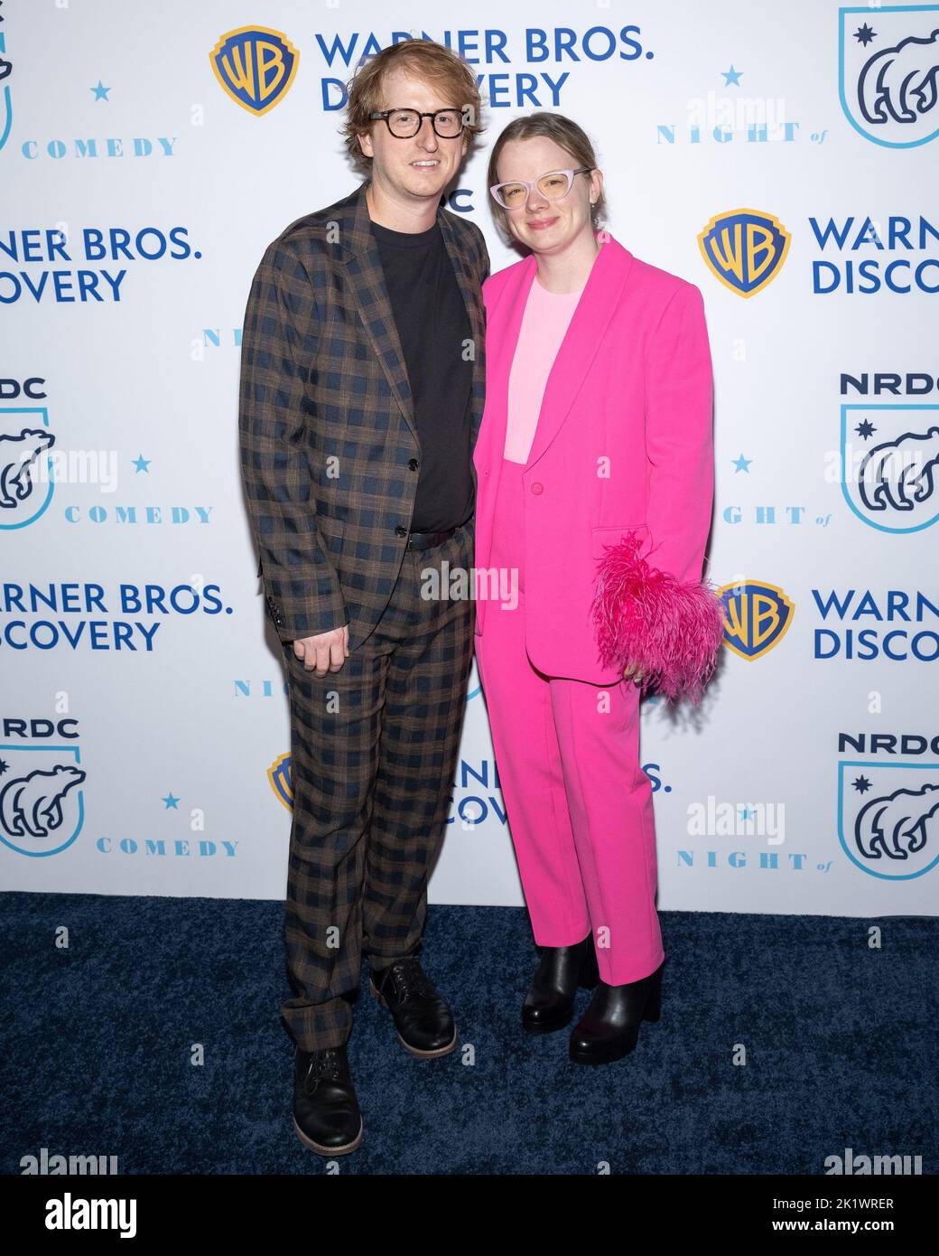 New York, USA. 21st Sep, 2022. James Austin Johnson and Rebekah Lain ...