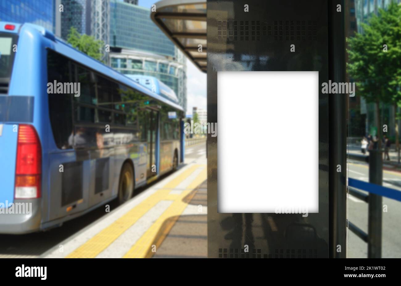 Subway Scenery and Advertising Mockup Stock Photo - Alamy