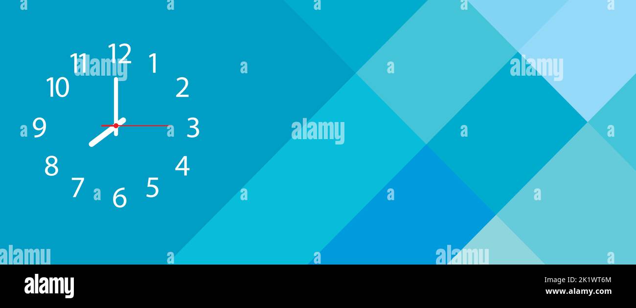 Time clock vector flat illustration design template Stock Vector Image ...