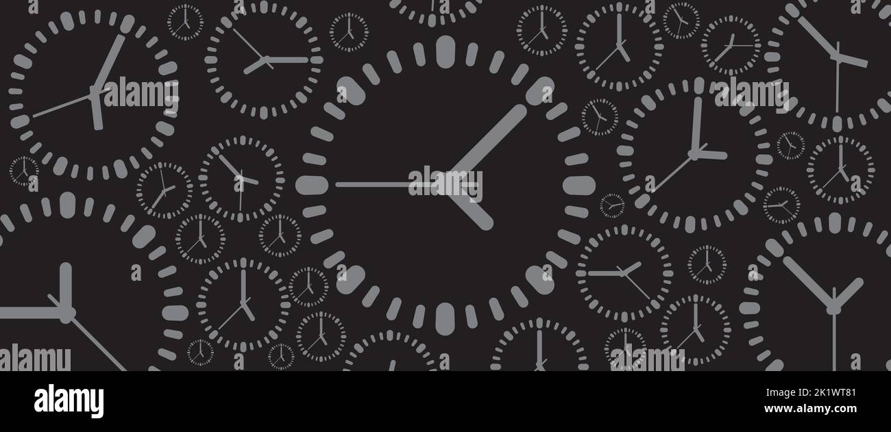 Time clock vector flat illustration design template Stock Vector Image ...