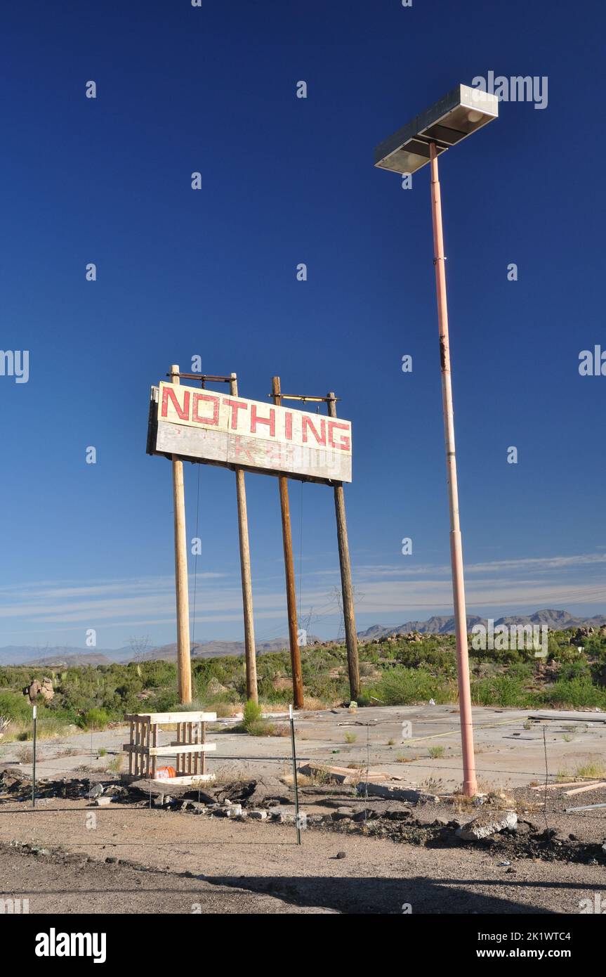 Sign about nothing hi-res stock photography and images - Alamy