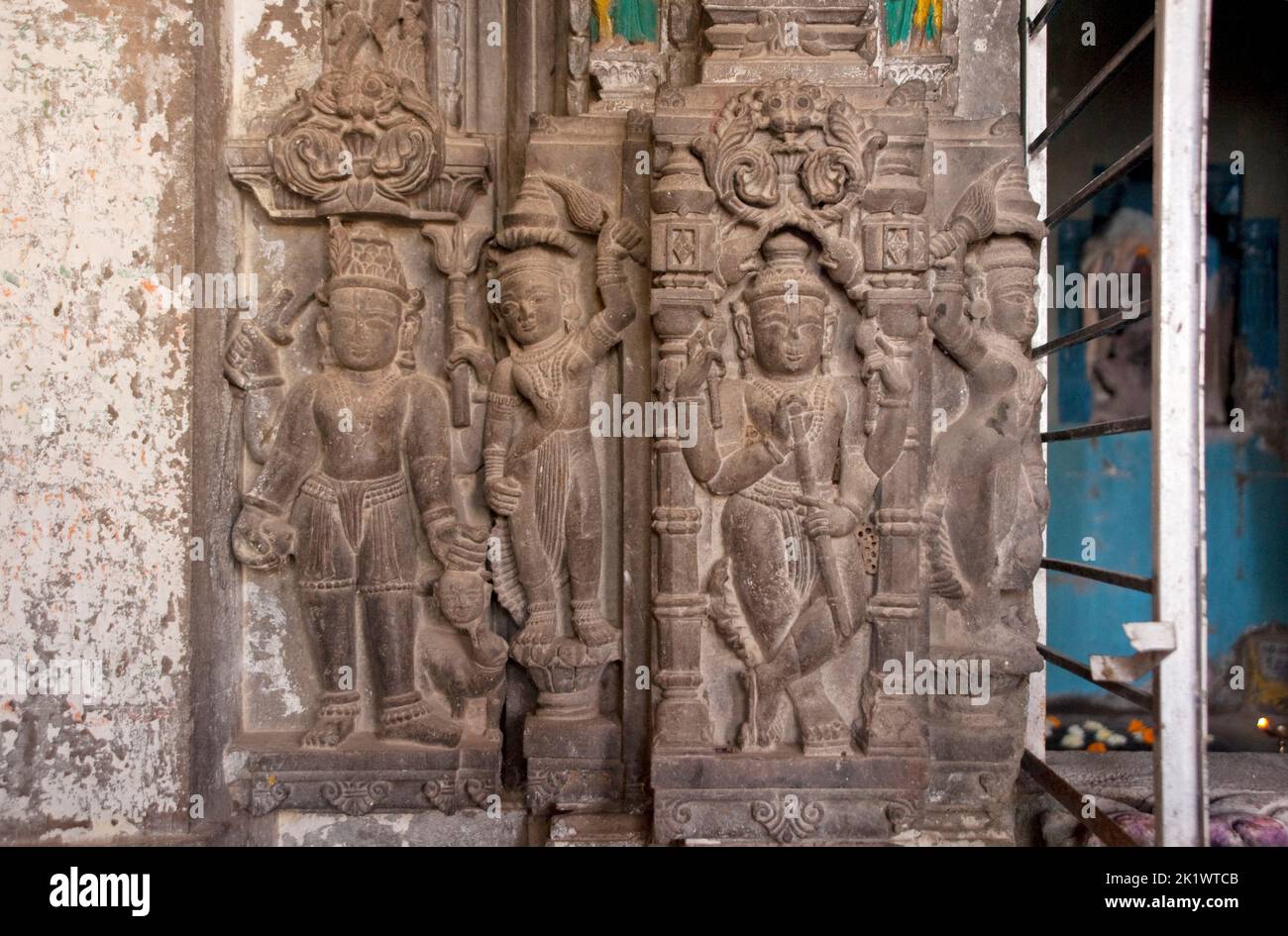 Details of ancient Hindu Gangadhareshwar Temple of Shiva at taluka ...
