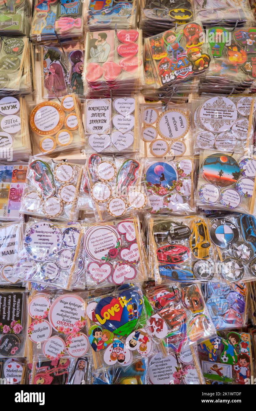 In the baking supply section, a display of a variety of cake decoration ...