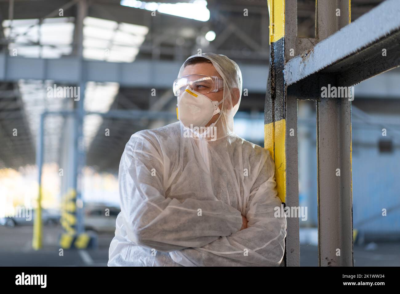 Biohazard suit line hi-res stock photography and images - Alamy