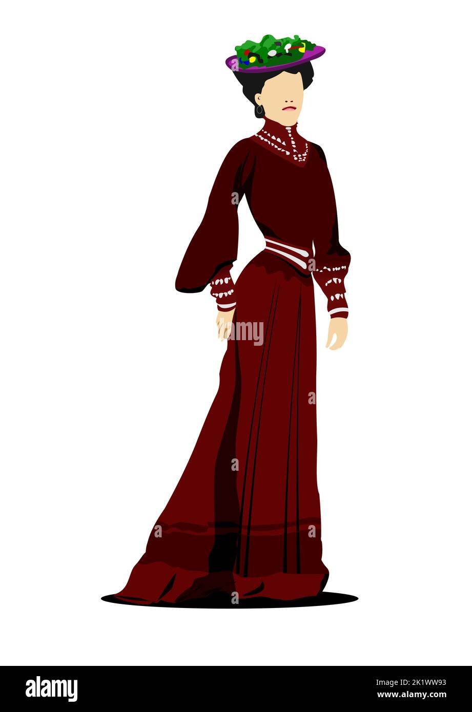 Actress socialite Stock Vector Images - Alamy