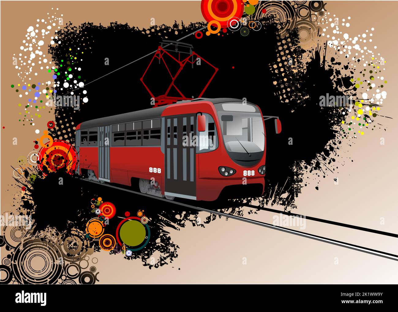 City transport on black-yellow background. Underground. Metro. Vector ...