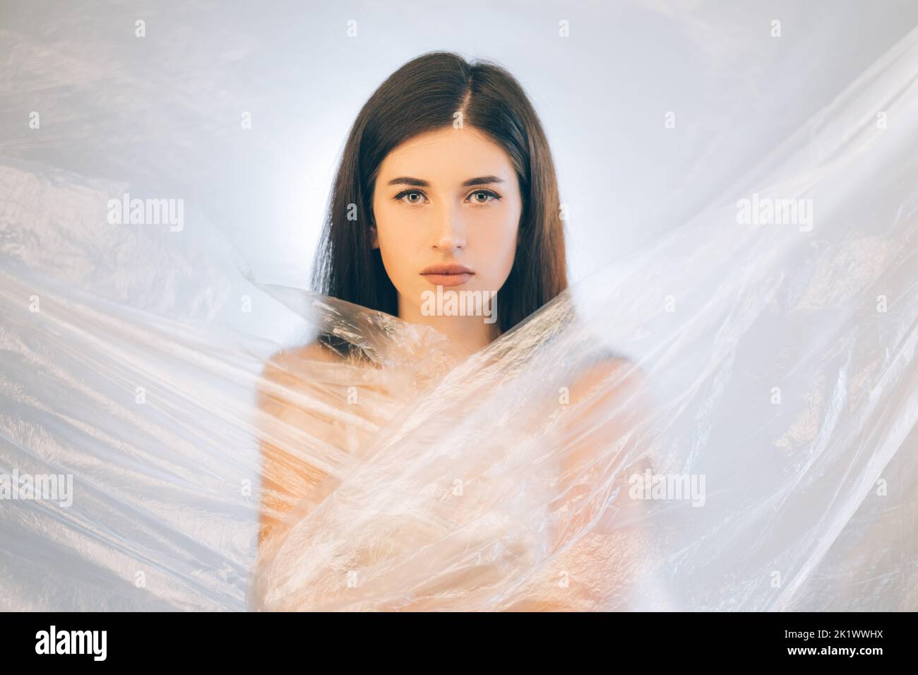 Skin rejuvenation. Plastic surgery. Beauty enhancement. Sensual woman ...