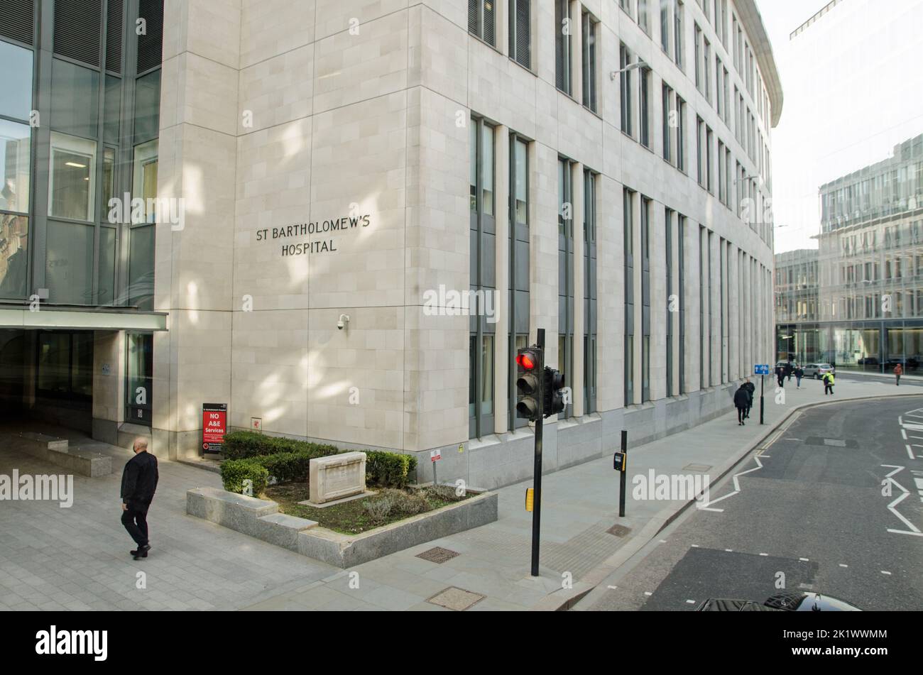 London, UK - March 21, 2022: Entrance to the famous St Bartholomew's ...