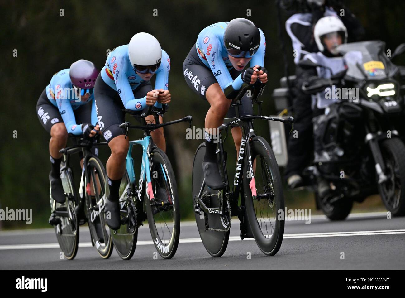 Wollongong, Australia, Wednesday 21 September 2022. Belgian women ...