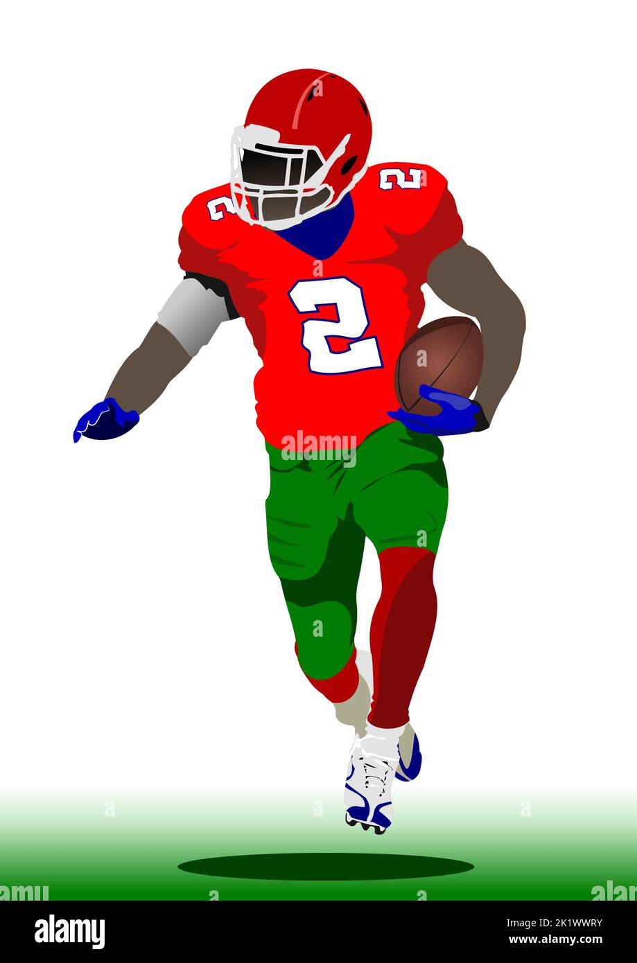 3d football vector vectors hi-res stock photography and images - Alamy