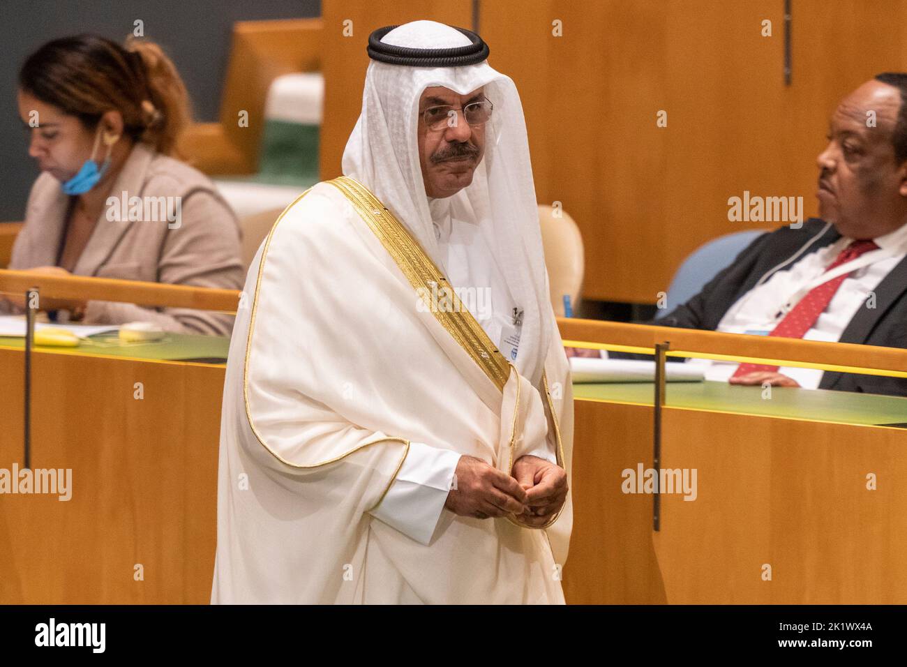 New York, New York, USA. 20th Sep, 2022. Foreign Minister of Kuwait ...