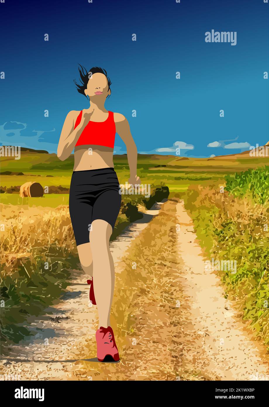 3d body running not anatomy Stock Vector Images - Alamy