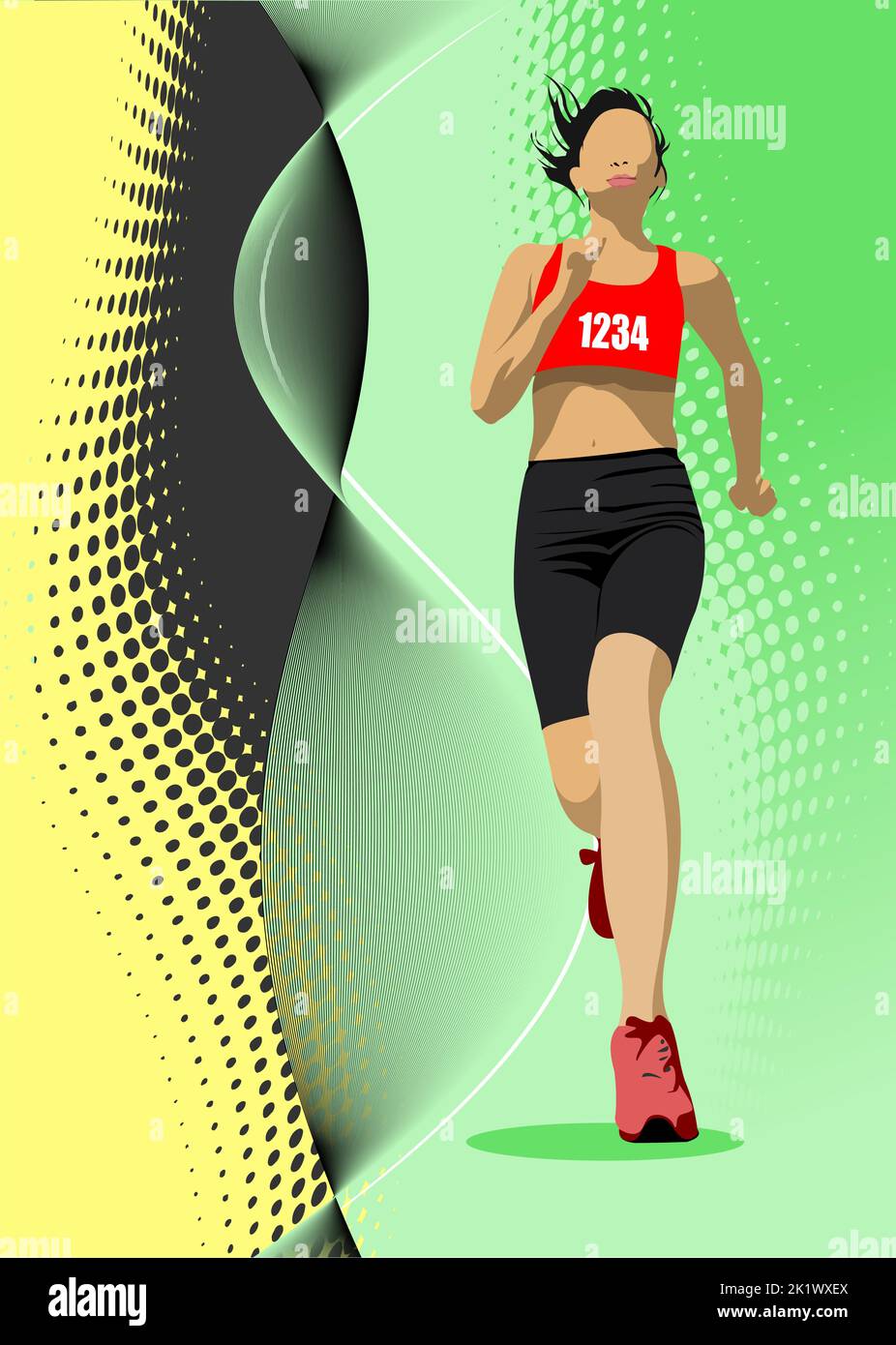 3d body running not anatomy Stock Vector Images - Alamy