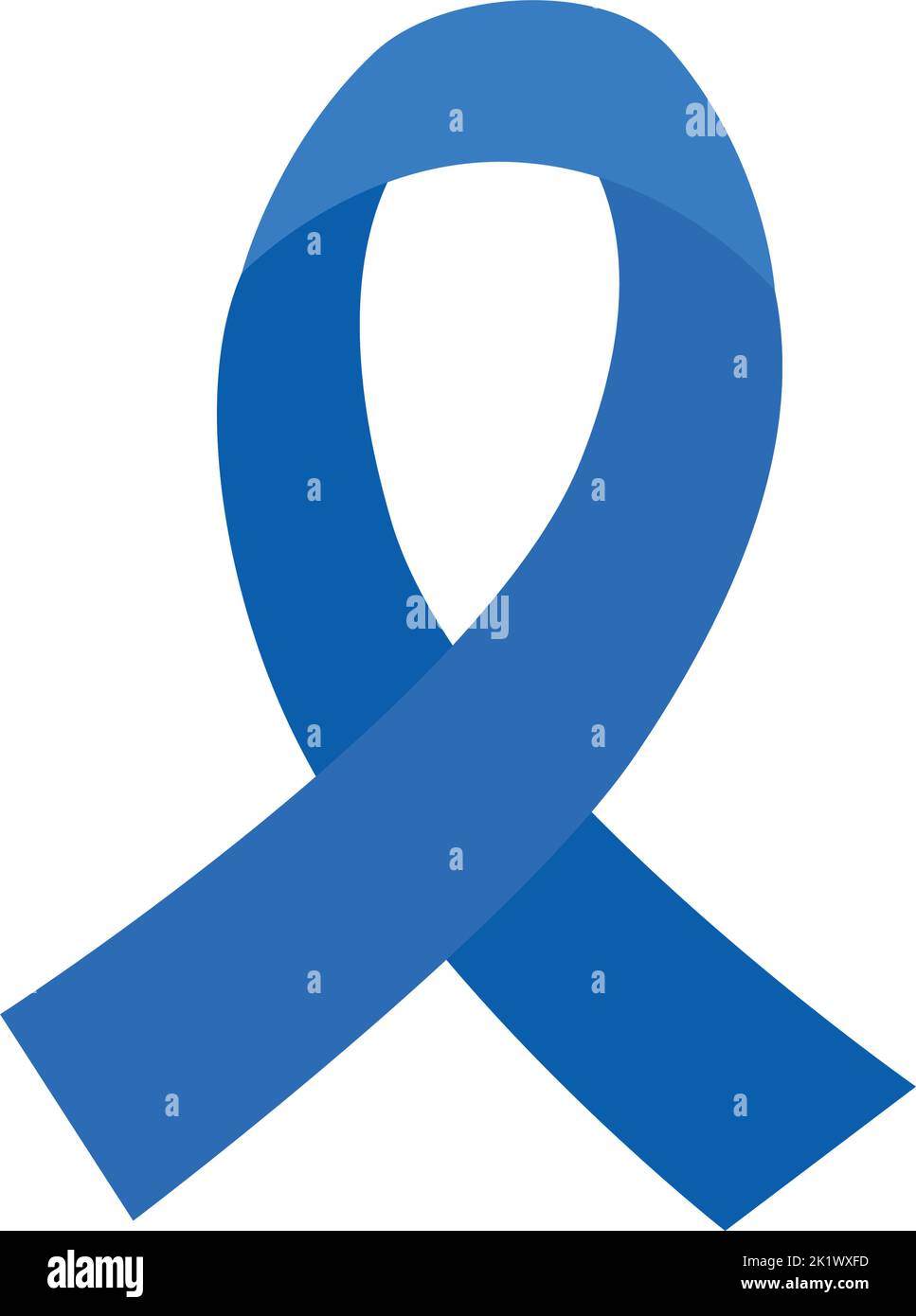 blue ribbon prostate cancer icon Stock Vector Image & Art - Alamy