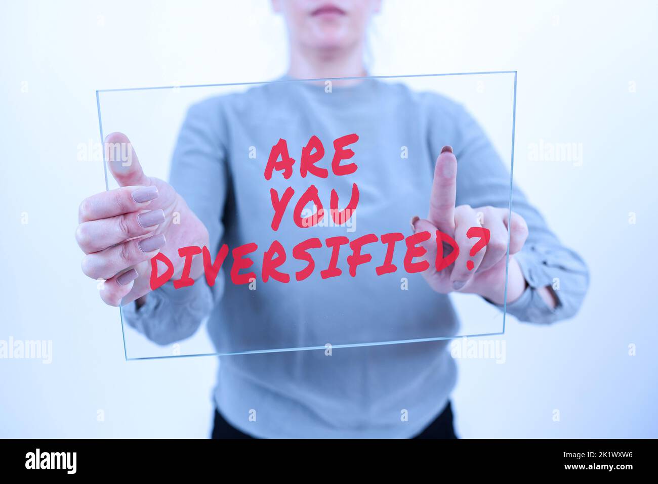 Inspiration showing sign Are You Diversified Question. Word Written on ... Inspiration showing sign Are You Diversified Question. Word Written on ...