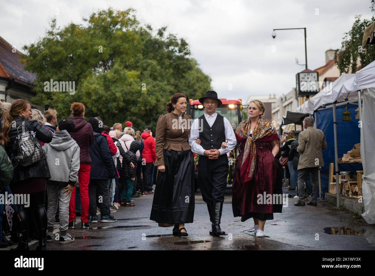 PEZINOK, SLOVAKIA - SEP 18, 2022: Allegorical procession as part of ...