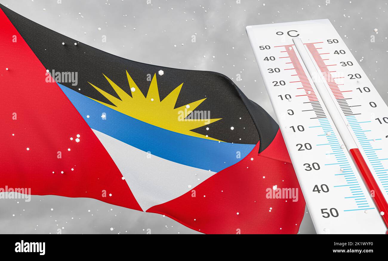 Cruelest coldest weather in antigua and barbuda hi-res stock ...