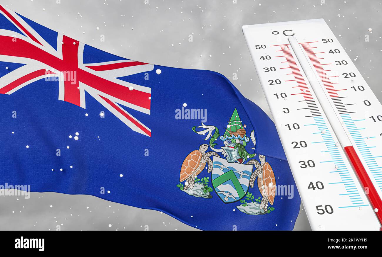 Winter in Ascension Island with severe cold, negative temperature, Cold ...