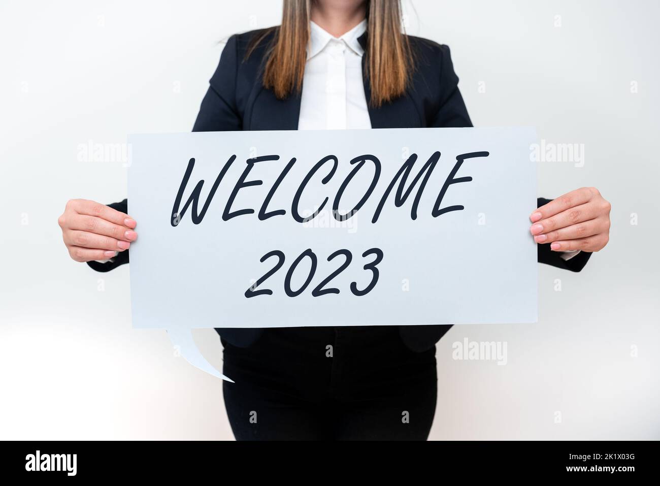 Inspiration showing sign Welcome 2023. Word Written on New Year ...