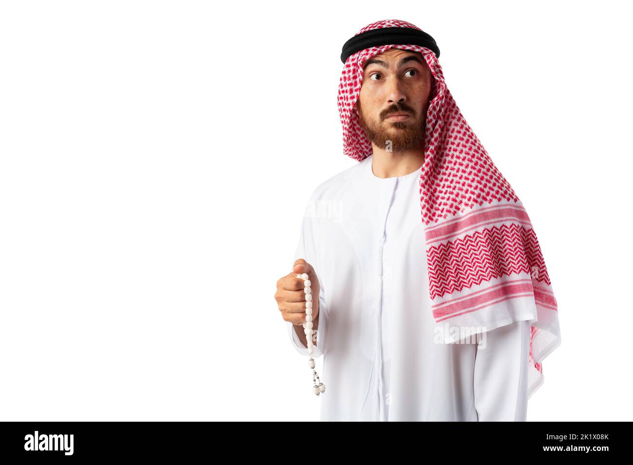 Arab man in traditional clothes Cut Out Stock Images & Pictures - Alamy