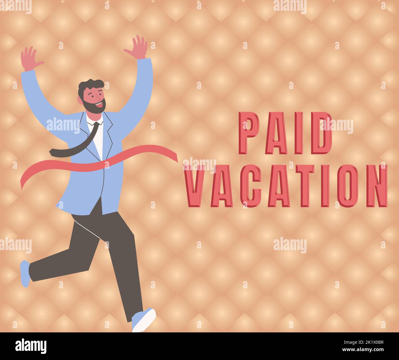 Hand writing sign Paid Vacation. Business idea Stical Weekend Off ...