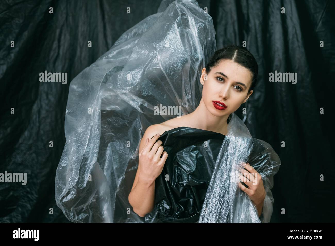 Fashion portrait. Aesthetic cosmetology. Plastic surgery. Female model ...