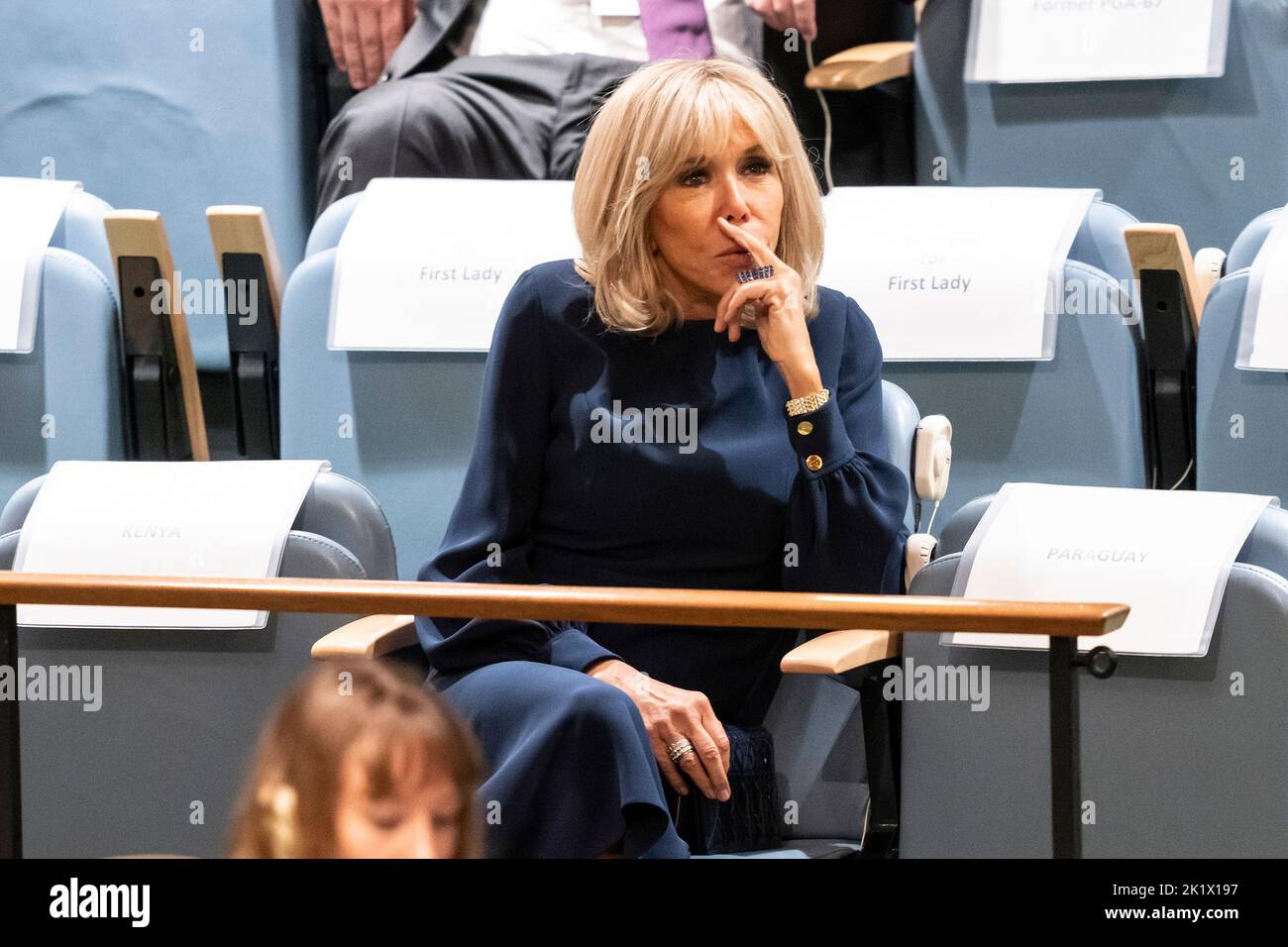 New York, New York, USA. 20th Sep, 2022. Brigitte Macron, First Lady of ...