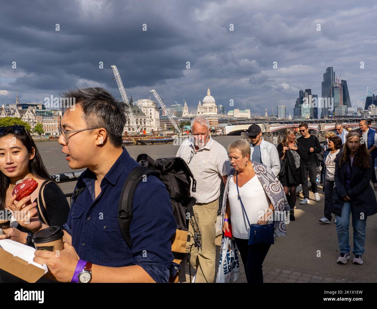 LONDON, ENGLAND - SEPTEMBER 15: Following the death of Queen Elizabeth ...