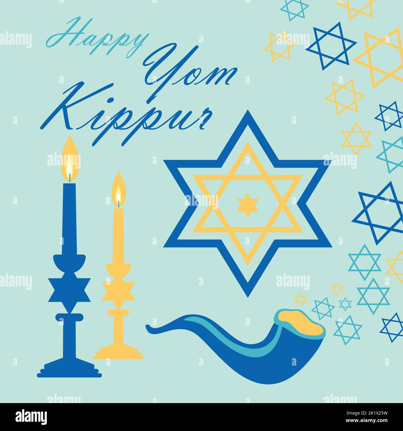Yom kippur card Stock Vector Images - Alamy