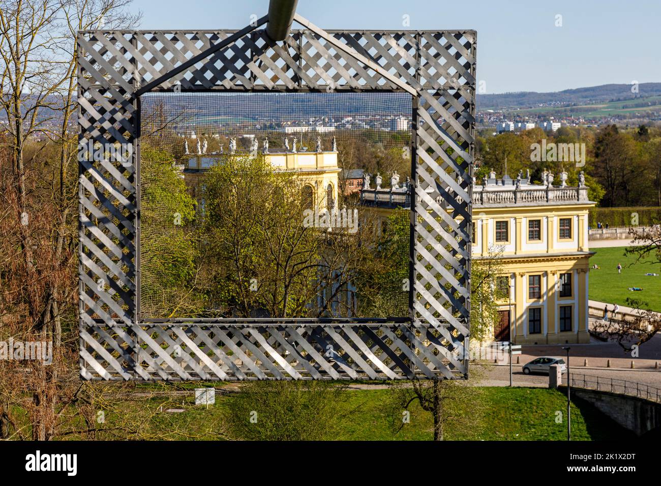 Framework or Landscape in Slide, the 1977 installation for documenta 6, with a view of the ...