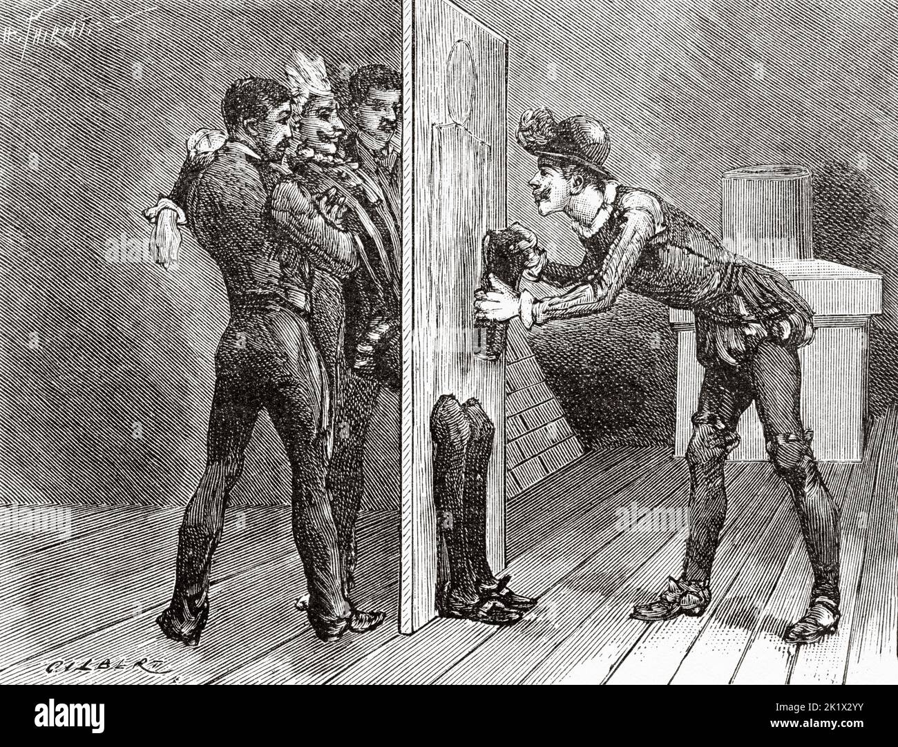Mending a man cut into pieces, trick of the fairy tale Les Pilules du ...