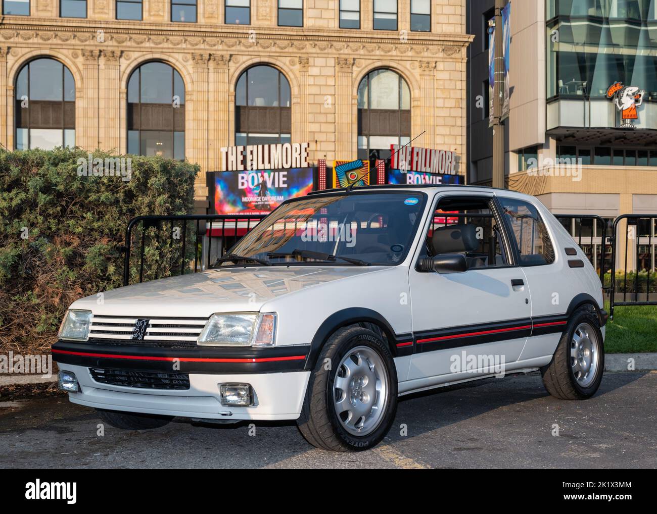 DETROIT, MI/USA - SEPTEMBER 17, 2022: A Peugeot 205 GT car at Detroit ...