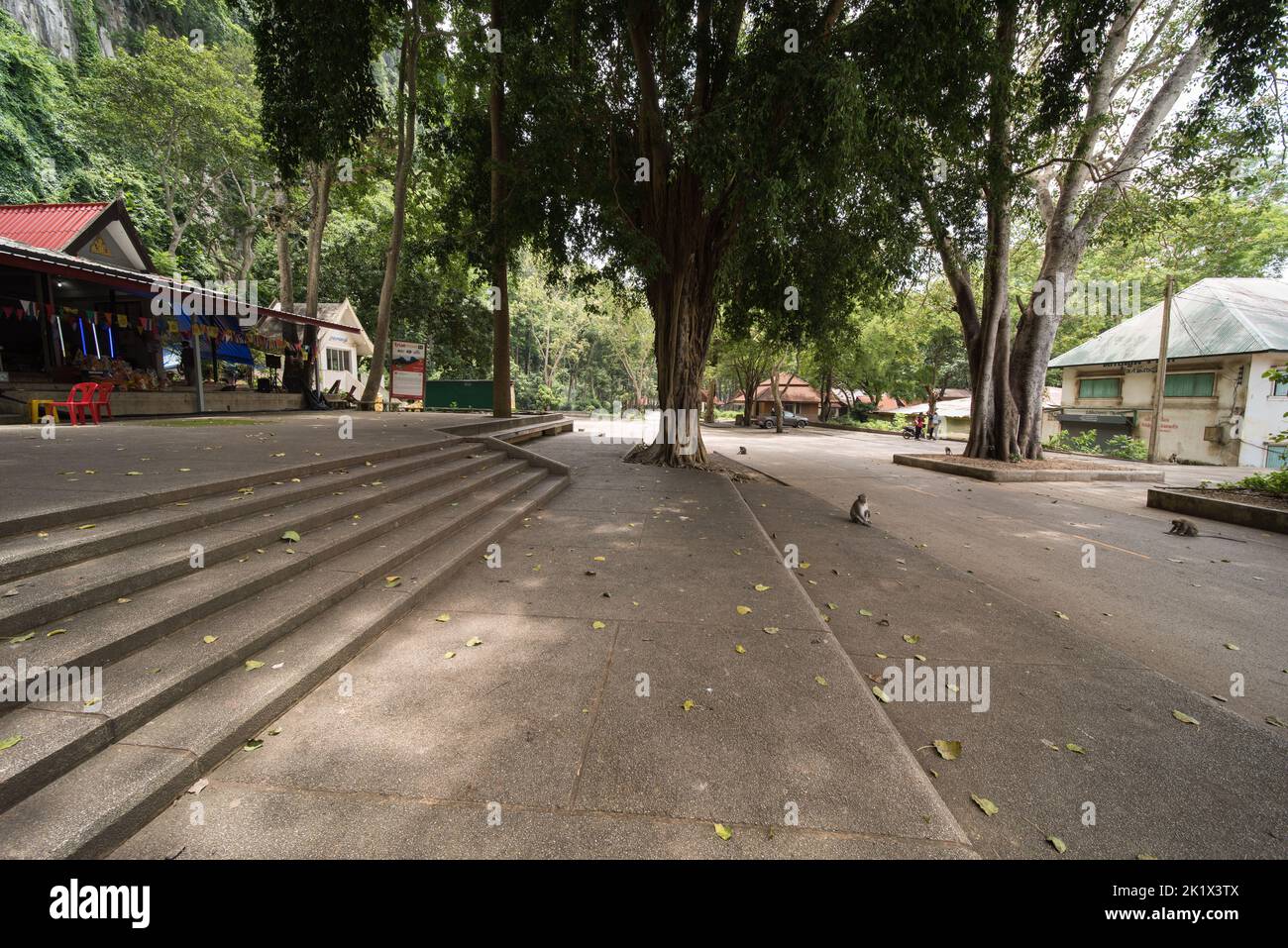 This is the temple of Wat Tham Khao Chaka, at Sa Kaeo in Thailand. The ...