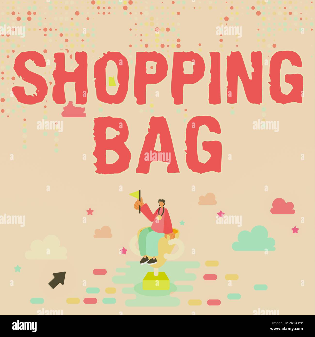 Writing displaying text Shopping Bag. Business concept Containers for ...