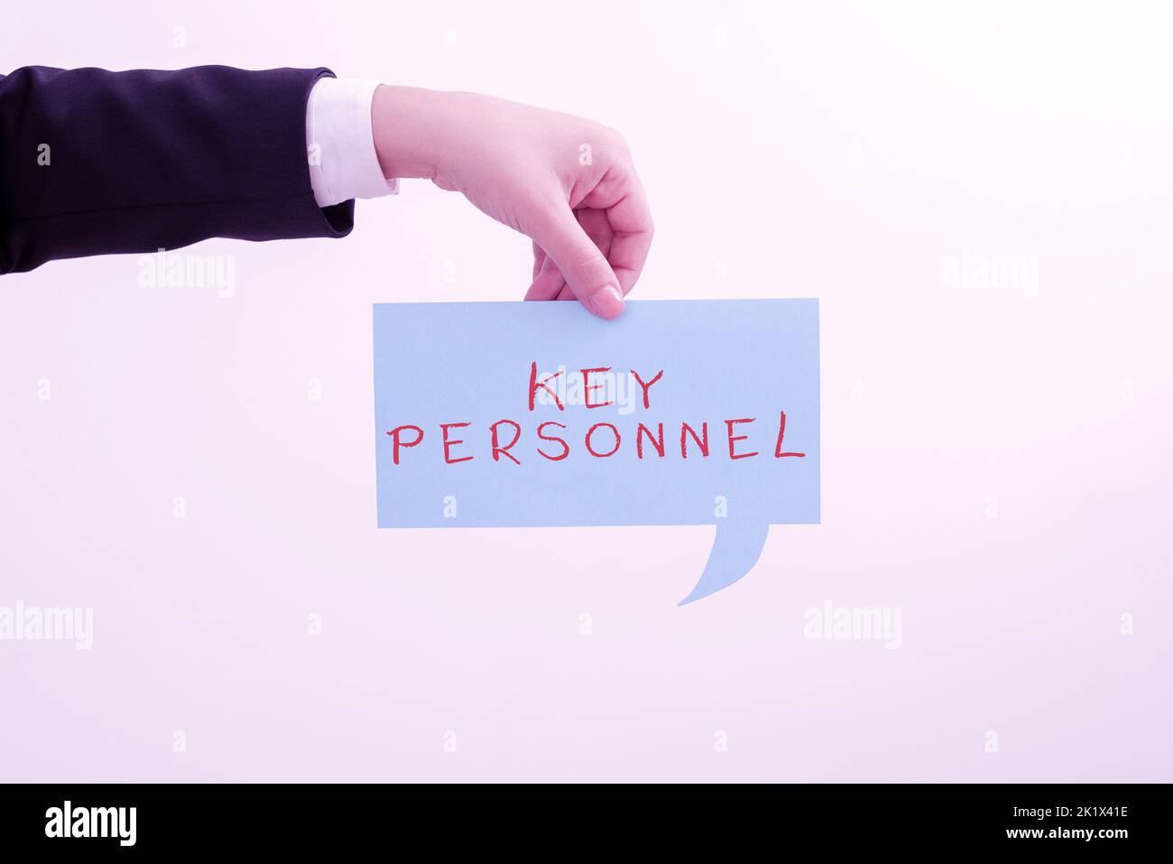 Inspiration showing sign Key Personnel. Business overview Program ...