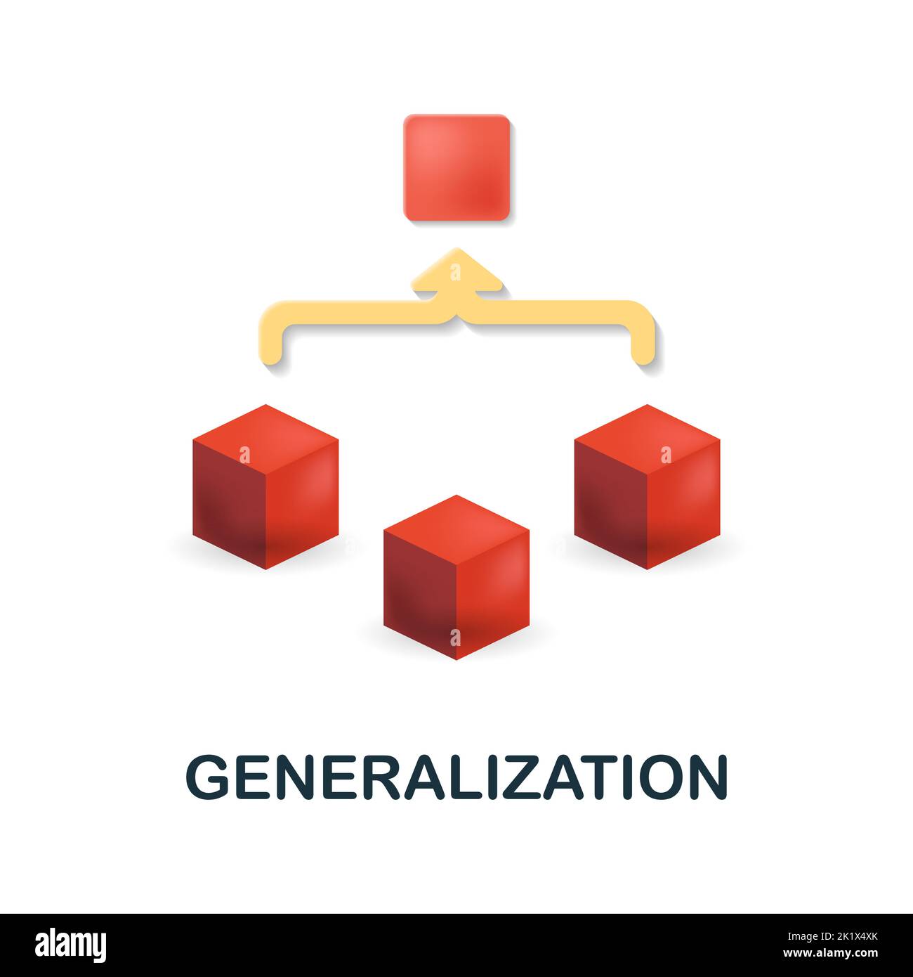 Generalization Icon 3d Illustration From Cognitive Skills Collection Creative Generalization