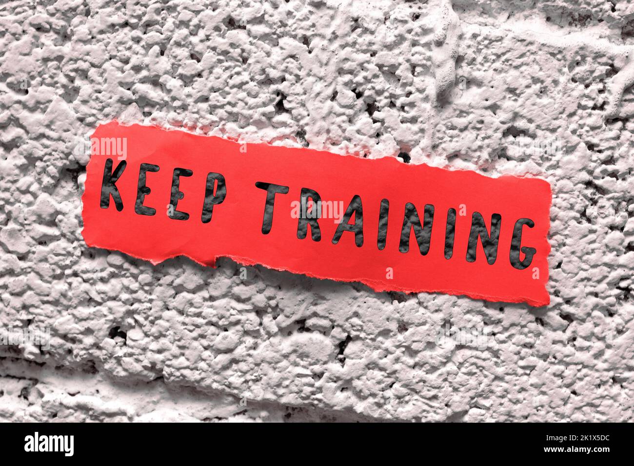 Conceptual display Keep Training. Business concept Grounding Drilling ...