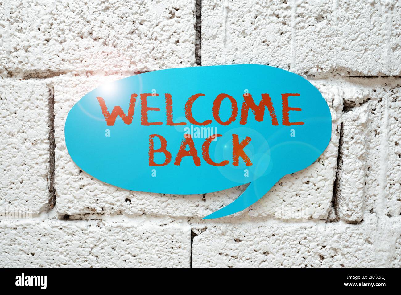 Writing displaying text Welcome Back. Business showcase Warm Greetings ...