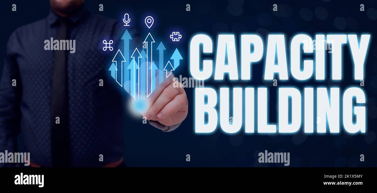 Inspiration showing sign Capacity BuildingStrengthen the abilities of ...