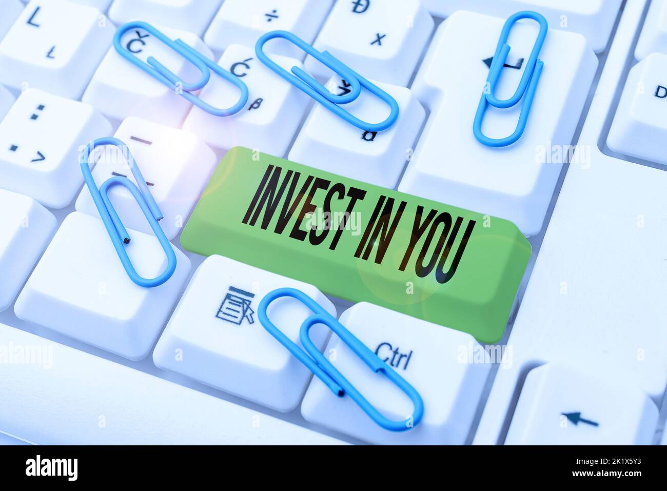 Conceptual display Invest In You. Conceptual photo Take care of ...