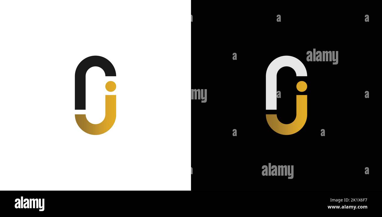 Cool and modern RJ logo design Stock Vector Image & Art - Alamy