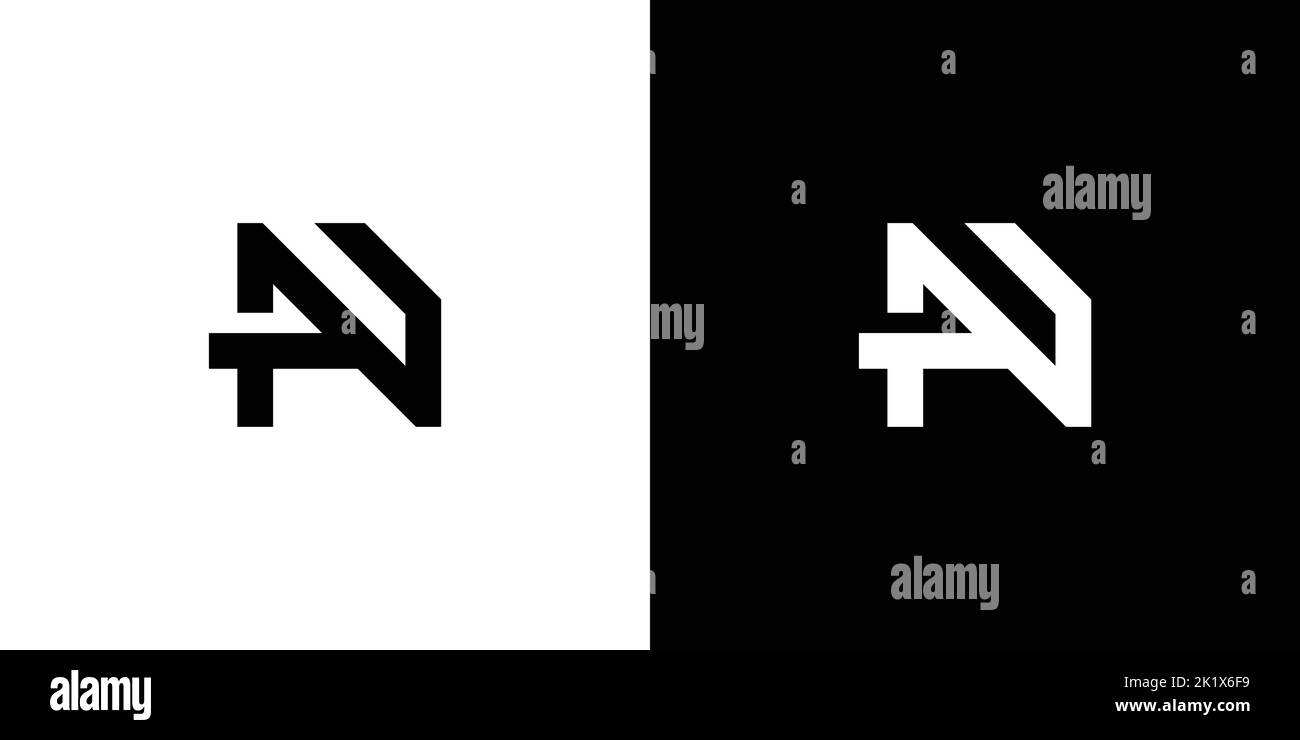 Cool and modern AN logo design Stock Vector Image & Art - Alamy