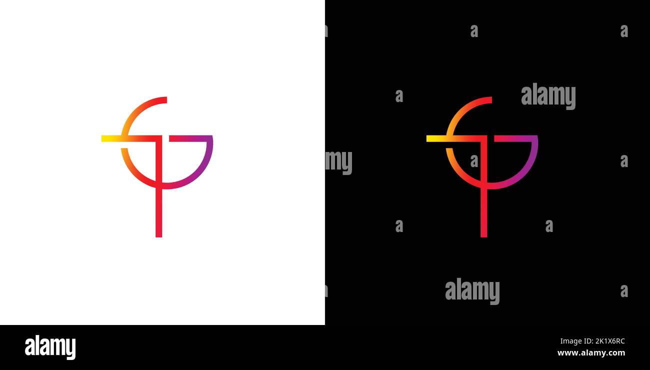 Cool and modern TG logo design Stock Vector Image & Art - Alamy