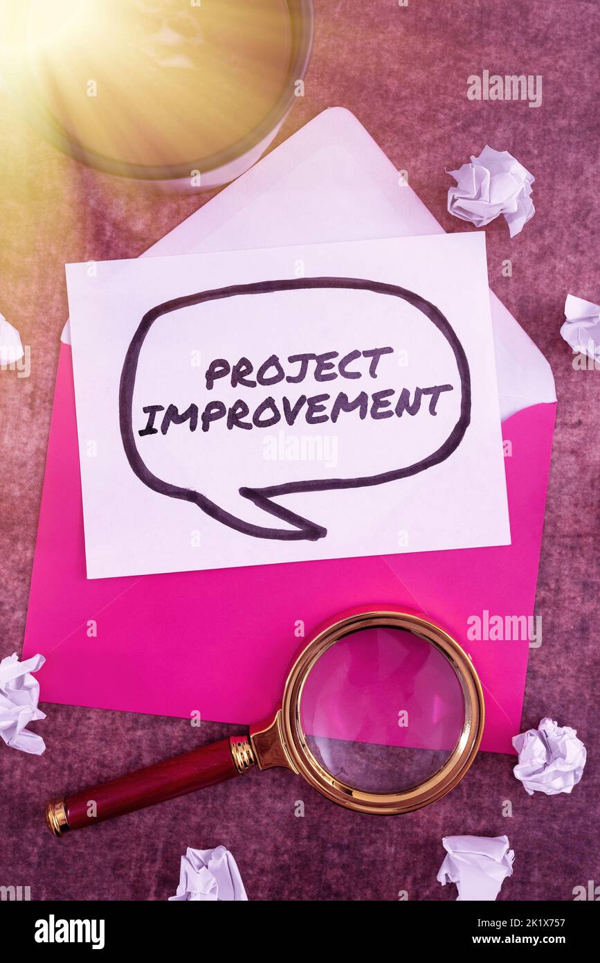 Conceptual display Project Improvement. Concept meaning Methods ...