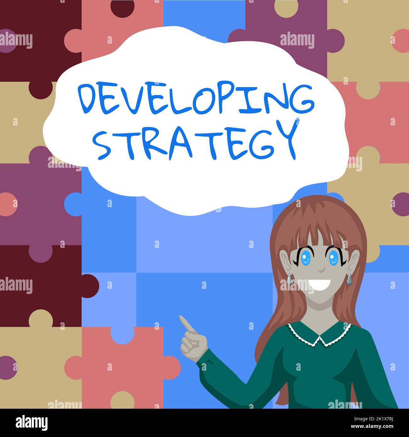 Inspiration showing sign Developing StrategyOrganizations Process ...